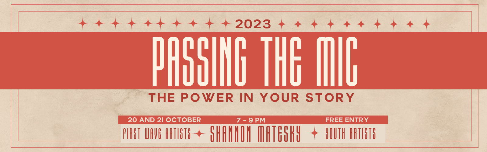 Passing the Mic Festival 2023 – Office of Multicultural Arts ...